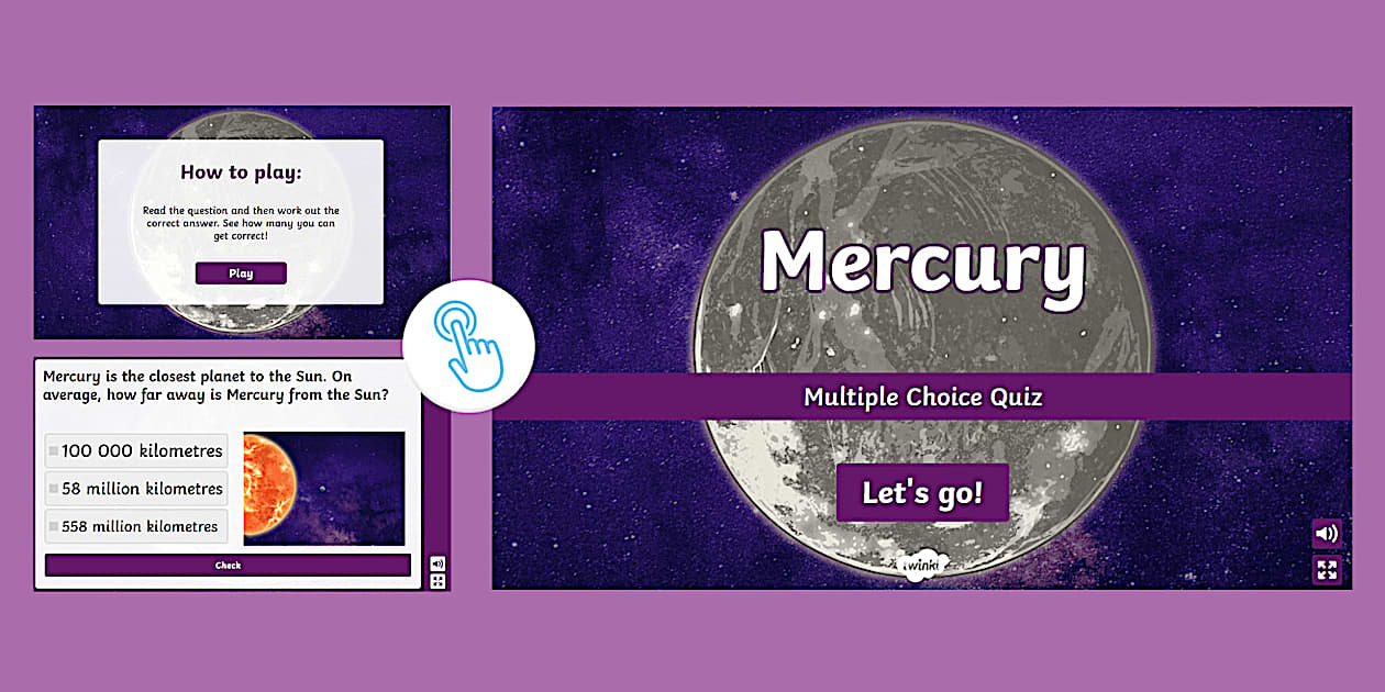 Mercury Multiple Choice Quiz - Primary School - Twinkl
