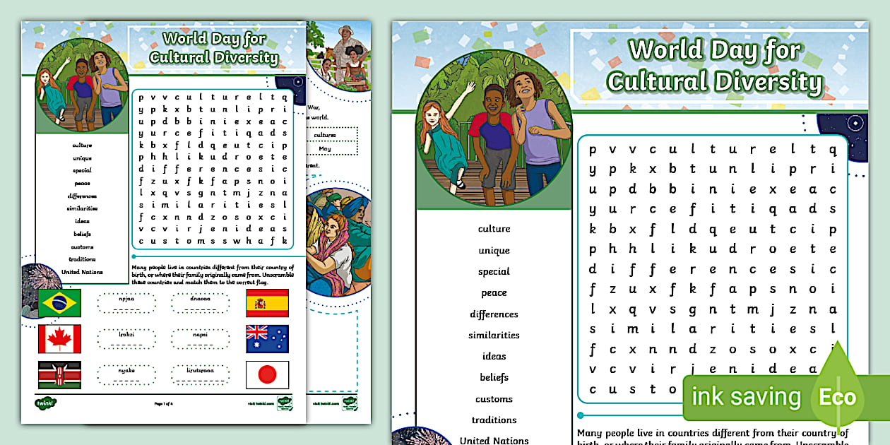 👉 Celebrating Cultural Diversity Activity Sheets - Twinkl