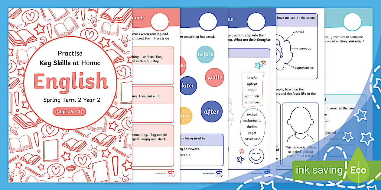 Practise Key Skills at Home: Spring Term 2 Year 2 English