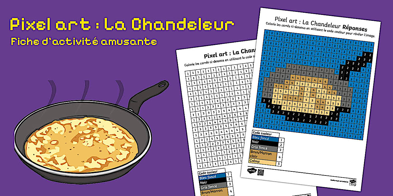 * NEW * Pixel art : La Chandeleur - Twinkl Fêtes
