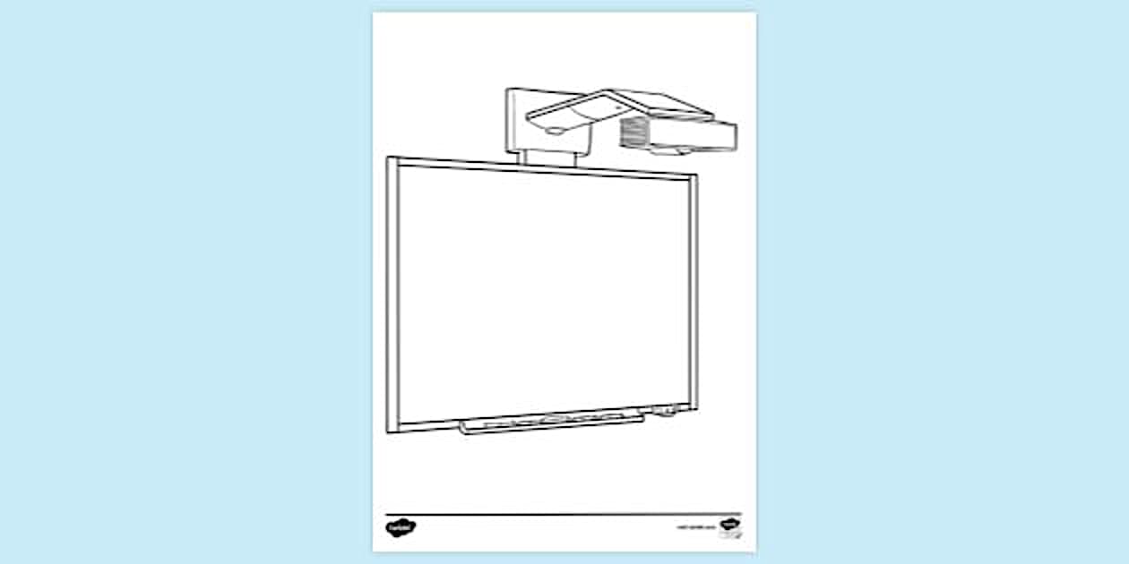 Interactive Whiteboard Colouring Sheet | Colouring Sheets