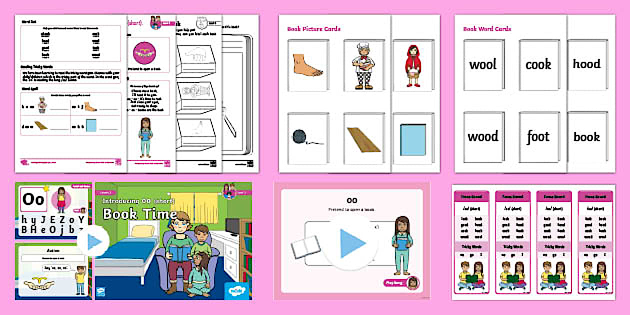 'oo' (short) Phonics Lesson Pack - Level 3 Week 6 Lesson 2