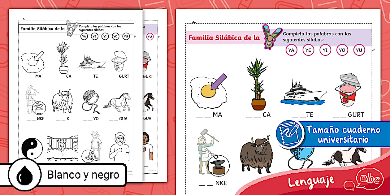 Sílaba Inicial | Lenguaje | Familia de Palabras | 1º básico