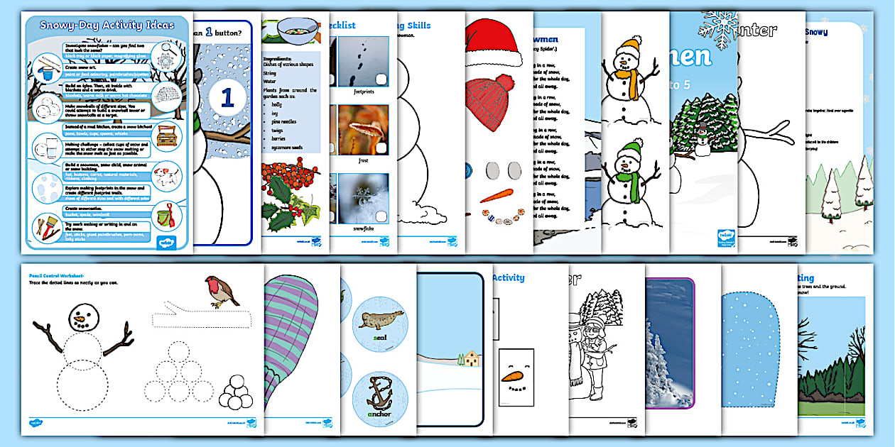 Snowy Days Resource Pack (Teacher-Made) - Twinkl