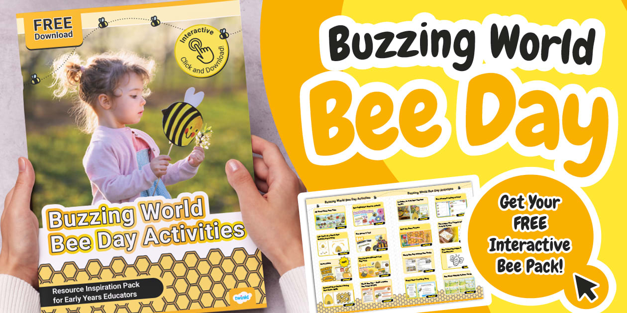 FREE Buzzing World Bee Day Activities & Resources (Inspiration Pack for