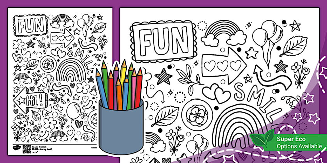 Confidence Boost Smile Colouring Page (teacher made)