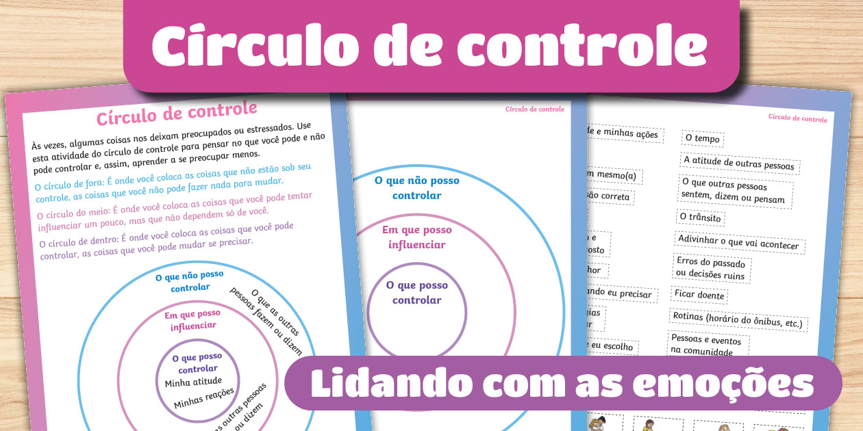 Círculo de Controle: Emoções e Regulação