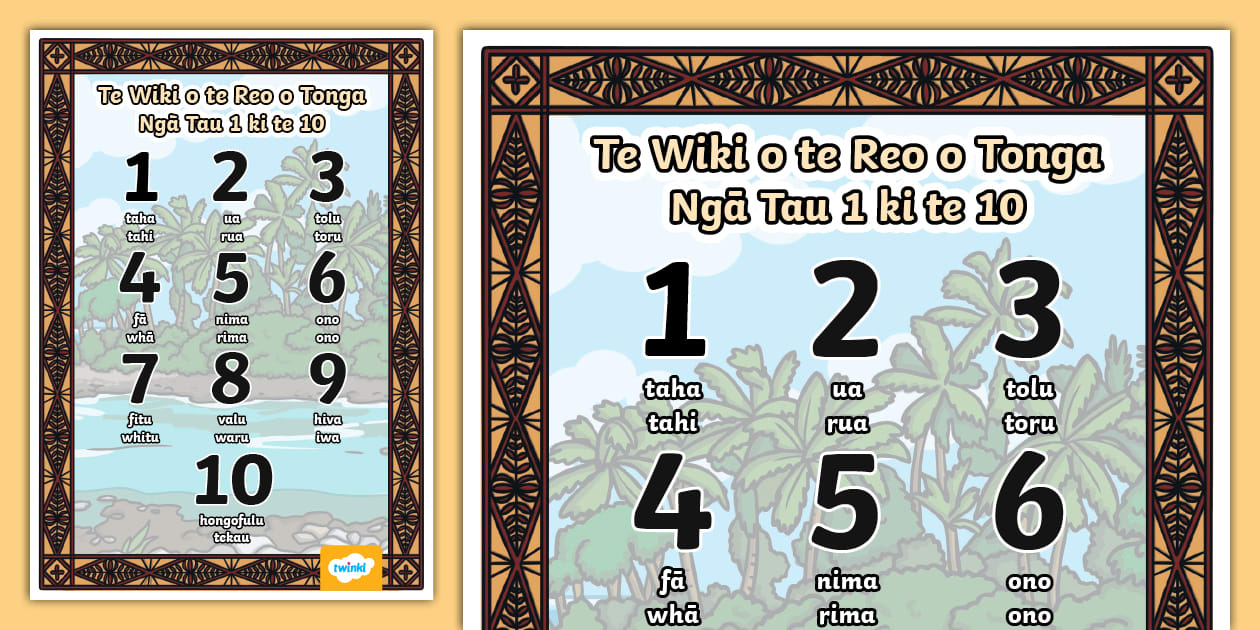 Te Wiki o te Reo o Tonga - Ngā Nama (teacher made) - Twinkl