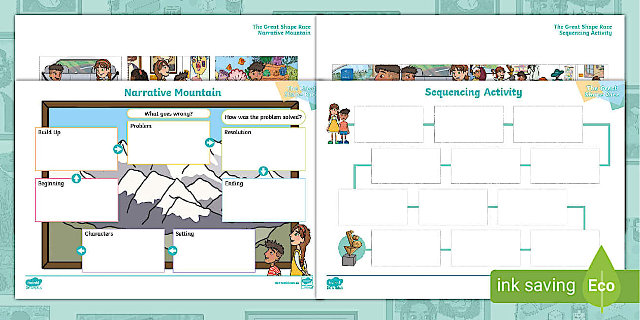 Great Shape Race Sequencing and Narrative Mountain Activity