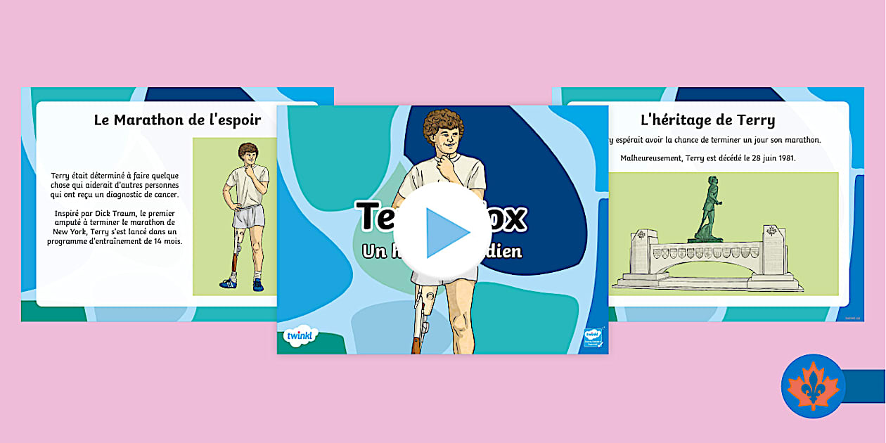 Terry Fox PowerPoint French