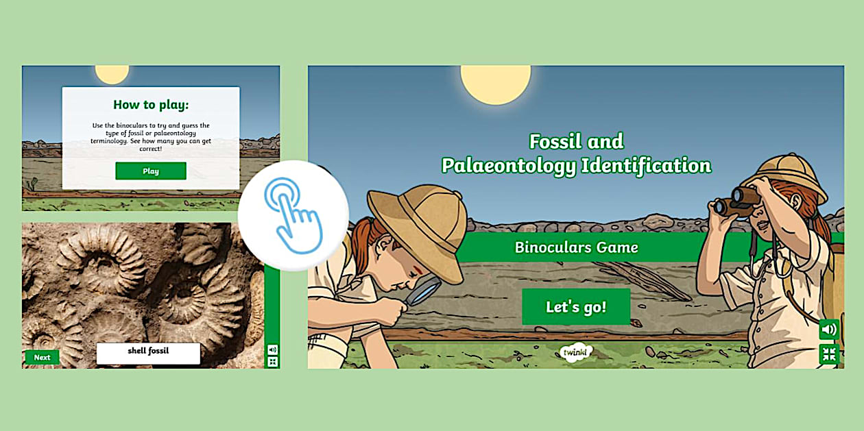 STEM Fossil Binocular Game (teacher made) - Twinkl