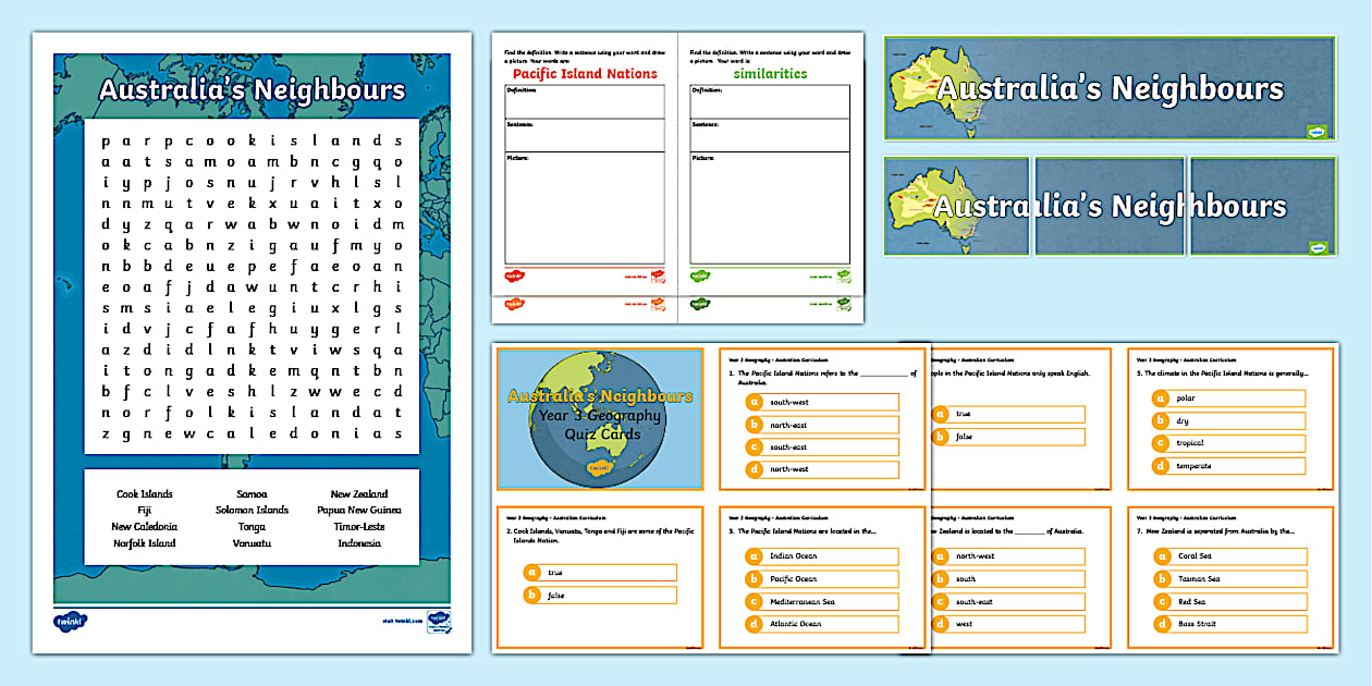 Australia and its Neighbours | Activity Pack