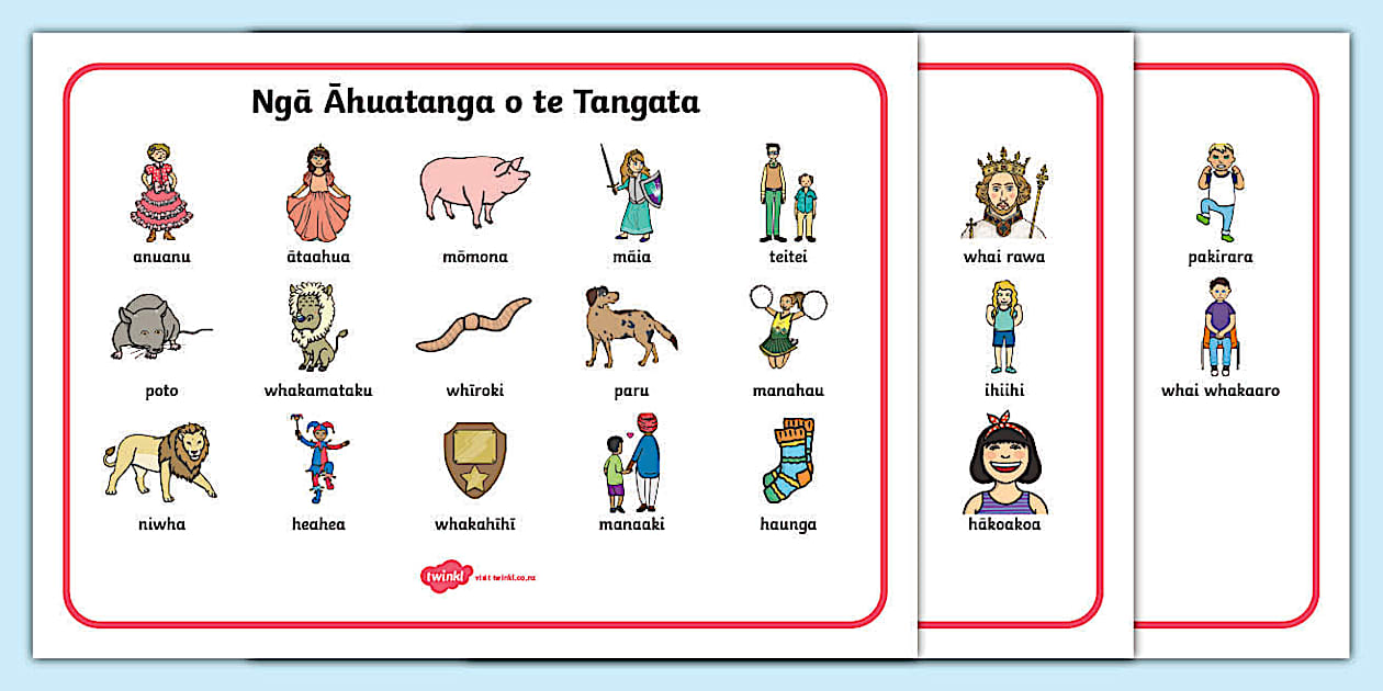 Ngā Āhuatanga o te Tangata (Teacher-Made) - Twinkl