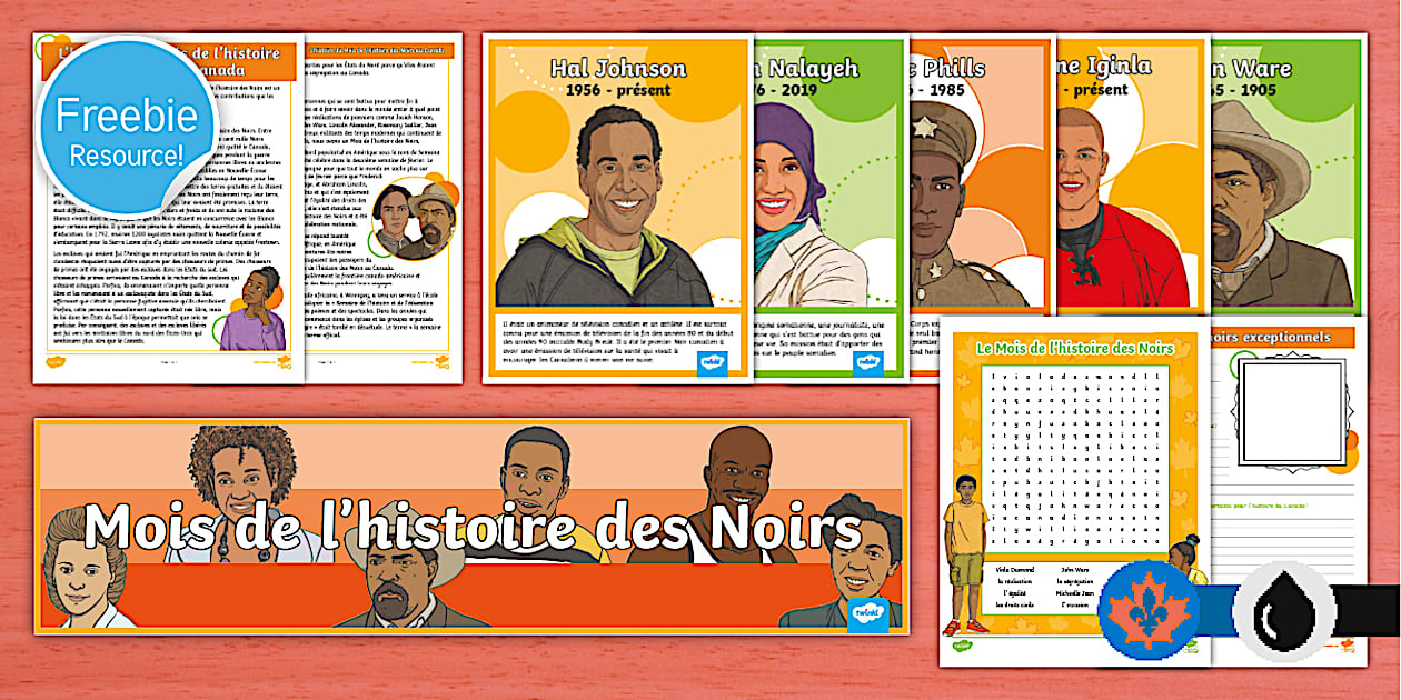 Printable Black History Month Worksheets - French - Twinkl