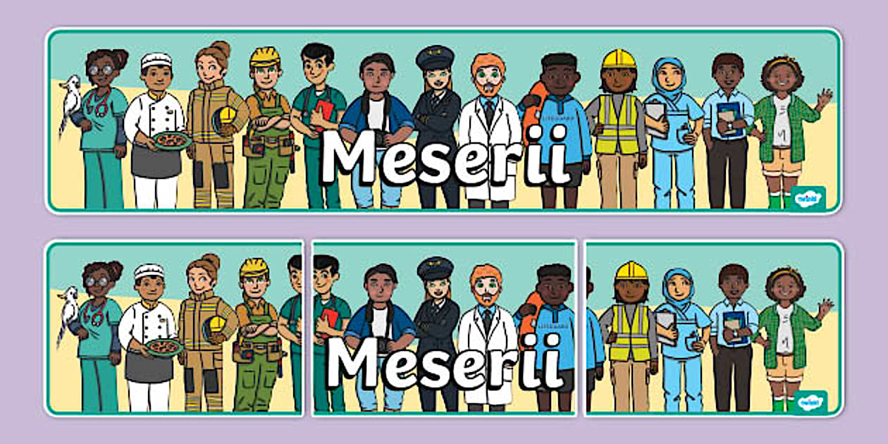Banner Meserii (Teacher-Made) - Twinkl
