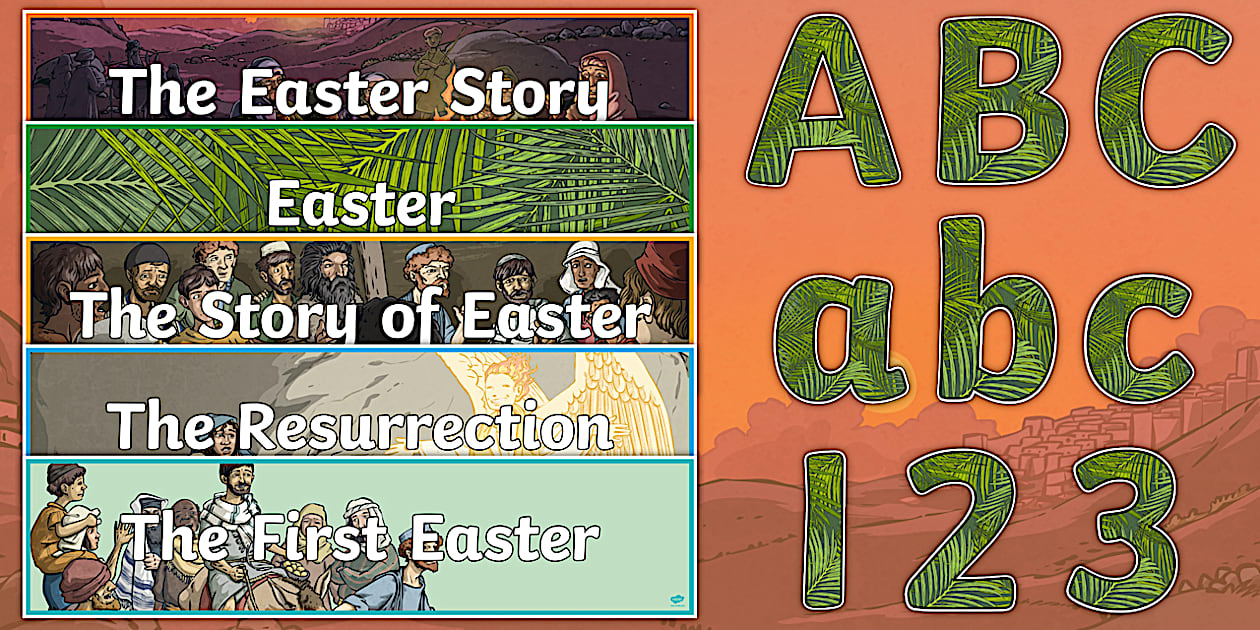Easter Story Display | 'The Story of Easter' Display Pack