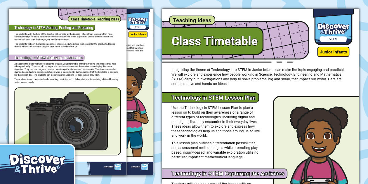 Photo-Timetable Project: Teaching Ideas - Twinkl