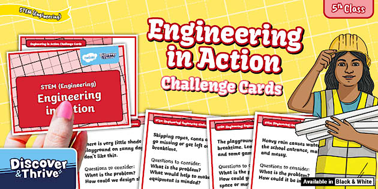 STEM Challenge Cards 5th and 6th class