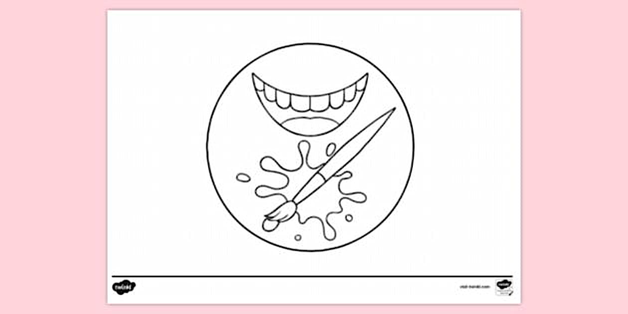 Edible Paint Recipe Icon Colouring Sheet | Colouring Sheets