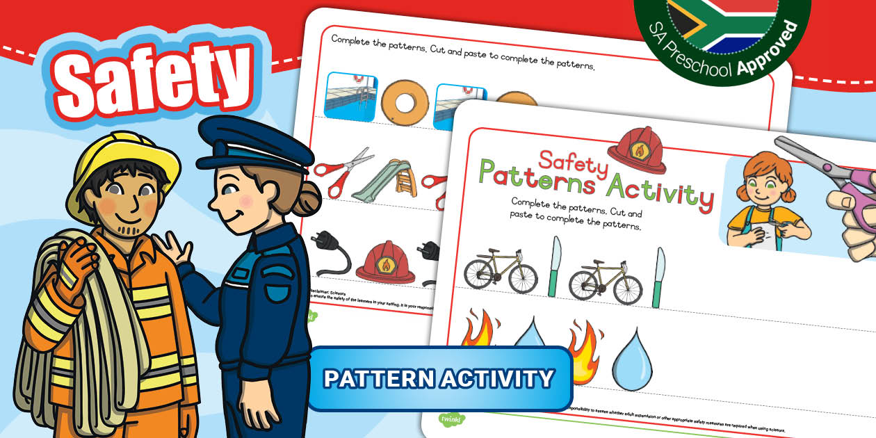 Preschool: Safety - Patterns Activity