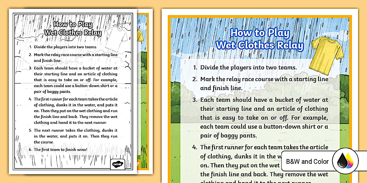 Games of Clothes Poster | Summer Activities | Twinkl USA
