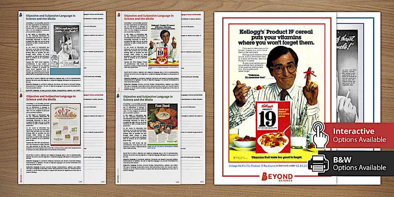 Objective and Subjective Language in Science and the Media