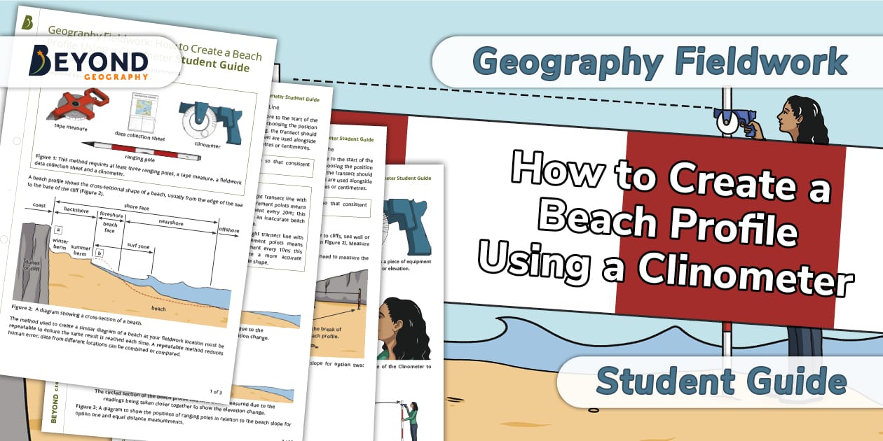 How to Create a Beach Profile Clinometer Student Guide
