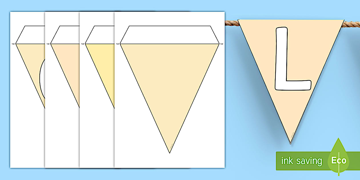 Editable Our Learning Journey Neutral-Themed Display Bunting