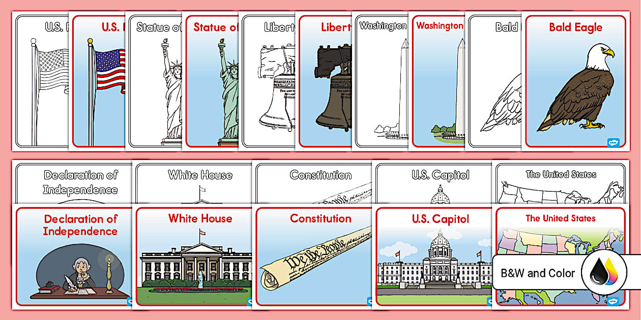 US Symbols for Kids | Resource | Twinkl USA (teacher made)