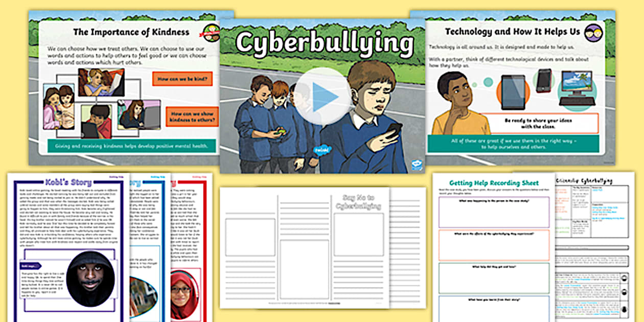PSHE and Citizenship UKS2 Cyberbullying Lesson Pack | Twinkl
