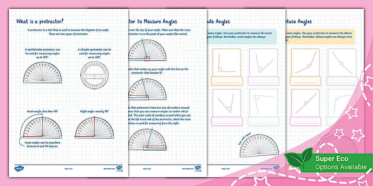 Measuring Angles (Ages 9 - 10) (teacher made) - Twinkl