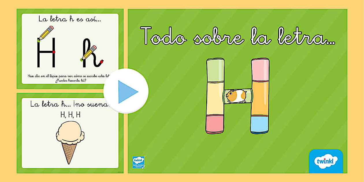 Presentación: Todo sobre la letra H (teacher made) - Twinkl