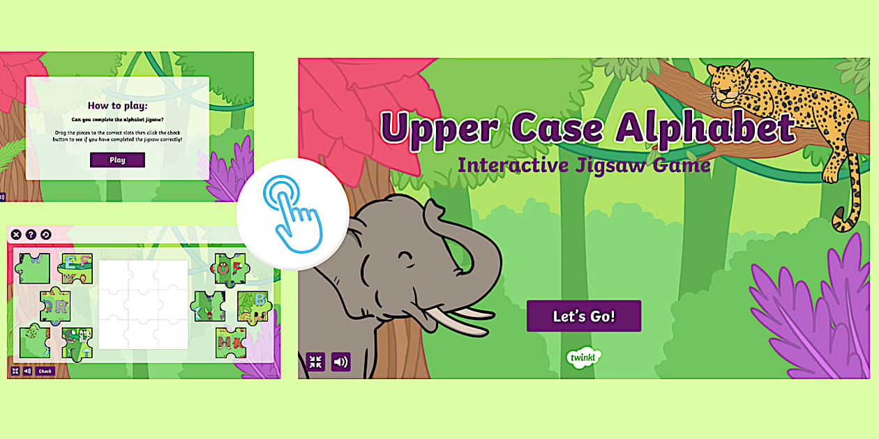 Interactive Uppercase Alphabet Game | Twinkl Go! - Twinkl