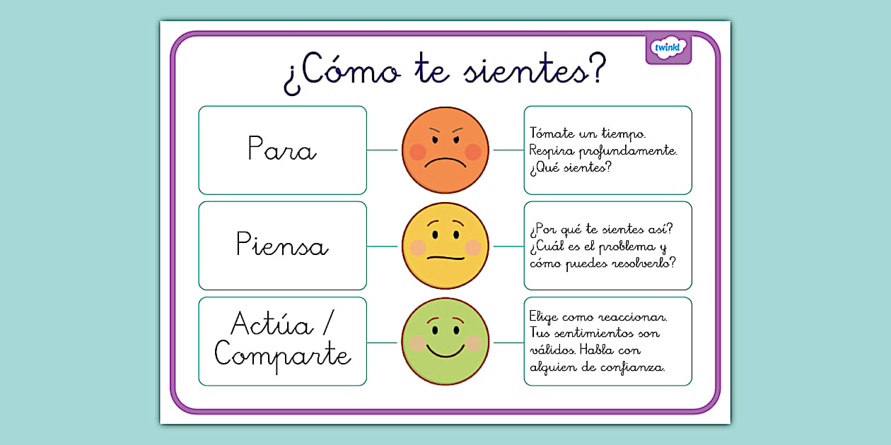 Póster: Semáforo de las emociones