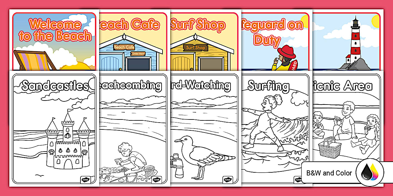 Beach Dramatic Play Posters (teacher made) - Twinkl