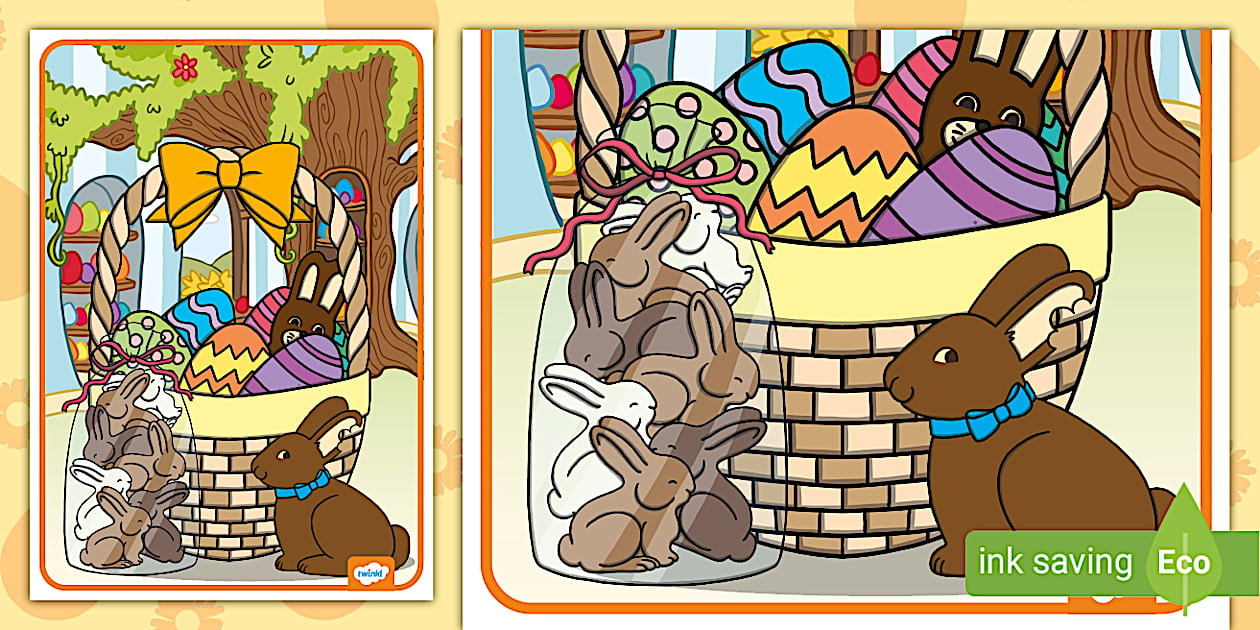Chocolate Easter Bunny Poster | Twinkl KS1 Students