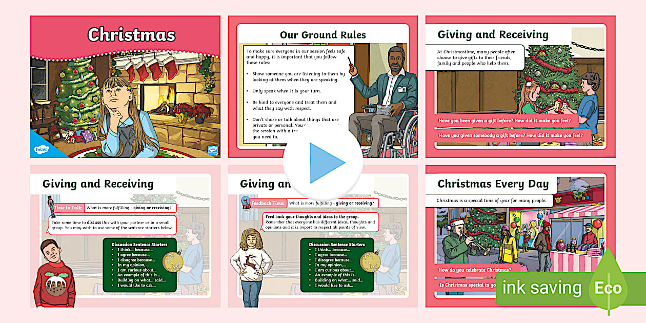 Philosophy for Children Christmas PowerPoint (teacher made)