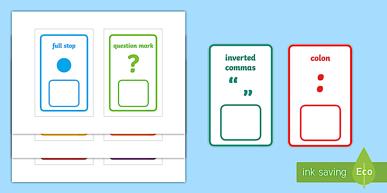 👉 Class Group Signs Punctuation IKEA Tolsby/Fiestad Frame - Editable Class