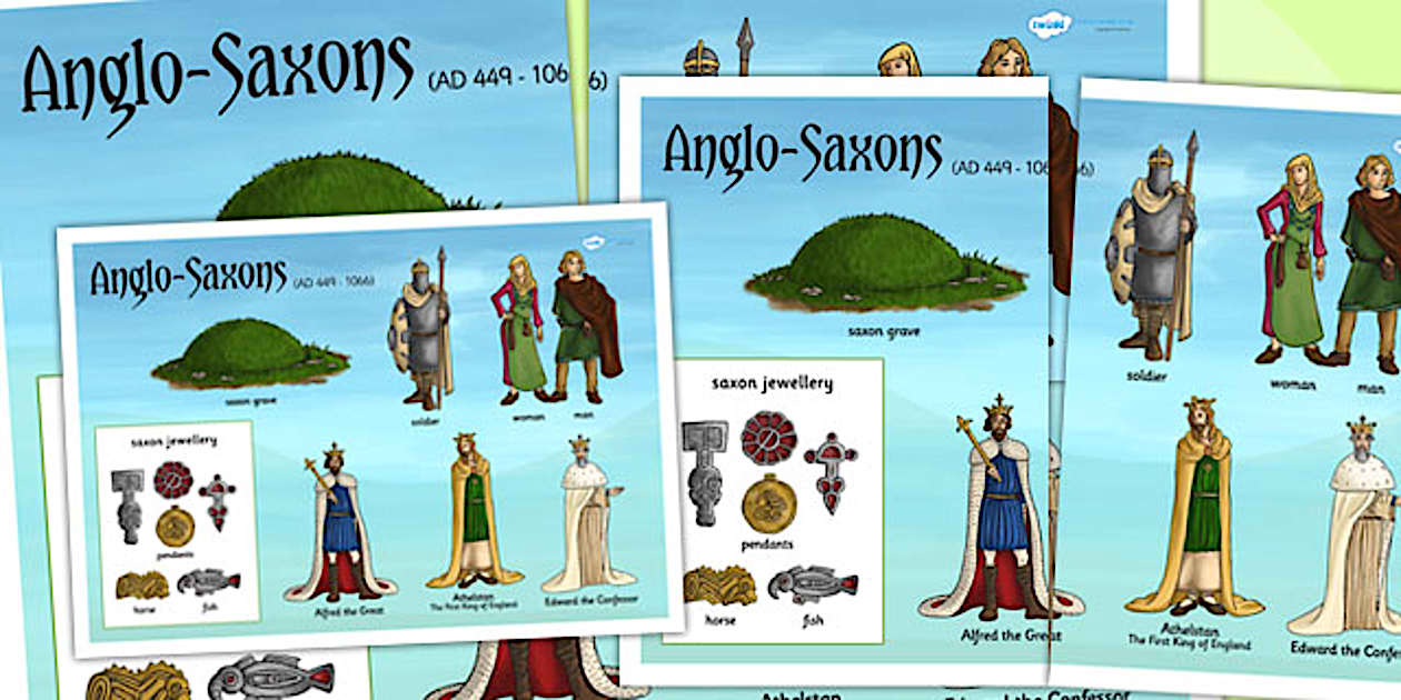Anglo Saxons Large Display Poster (teacher made) - Twinkl