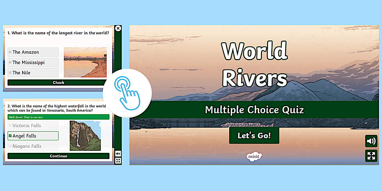 Multiple Choice World Rivers Quiz | Twinkl Go! - Twinkl