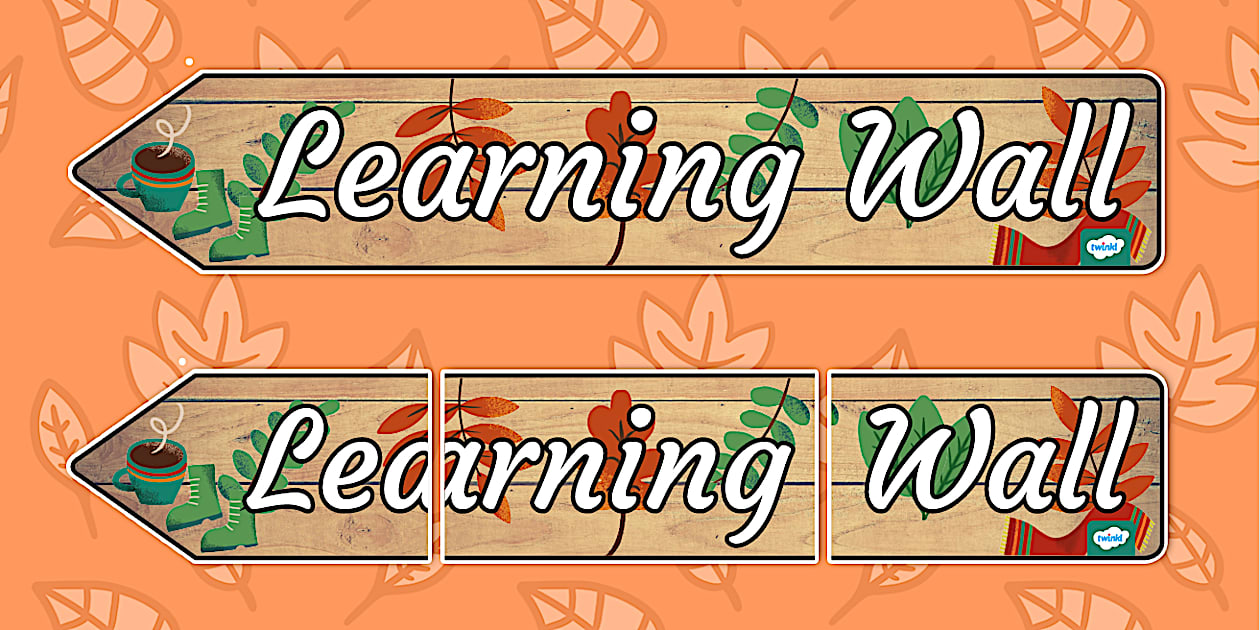 Autumn Market-Themed Learning Wall Display Banner - Twinkl