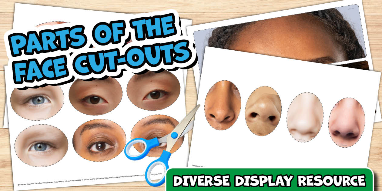 Parts of the Face Cut-Outs