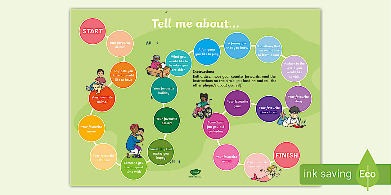 QLD Getting to Know You Board Game (l'enseignant a fait)