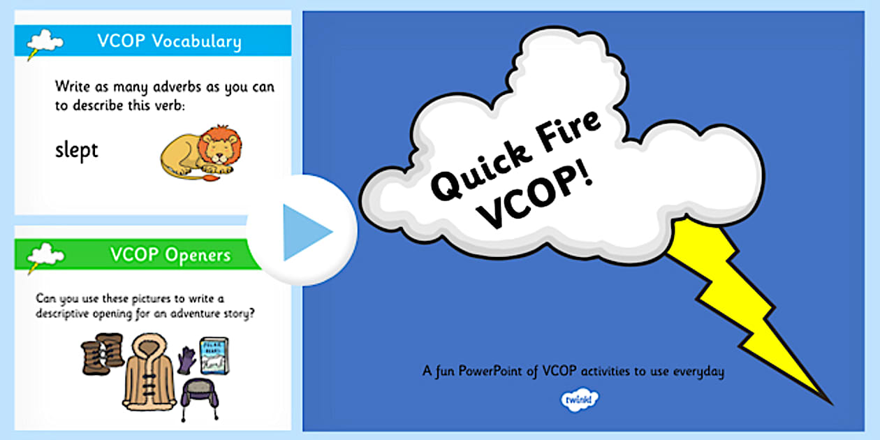 VCOP Activities PowerPoint | CfE (Second) | Twinkl - Twinkl