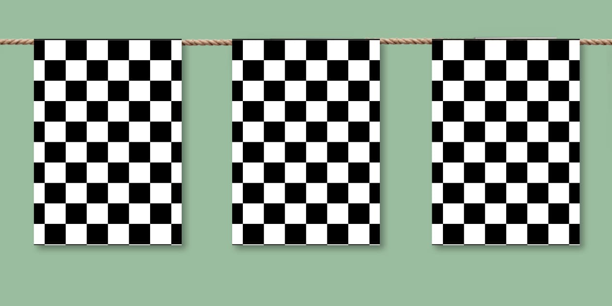 Checkered Flag Bunting
