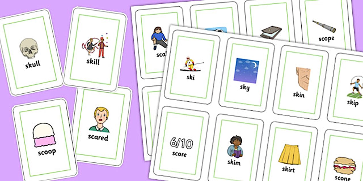 SC, SK Playing Cards (teacher made) - Twinkl