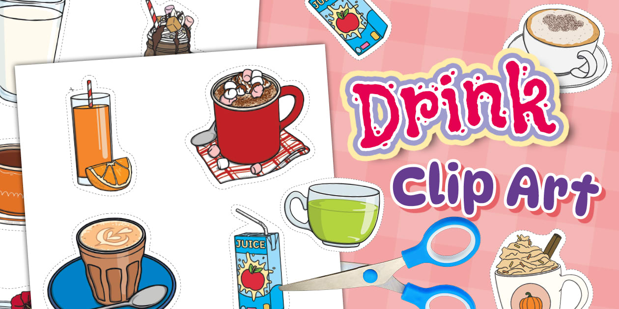 Drink Clip Art Display Pack