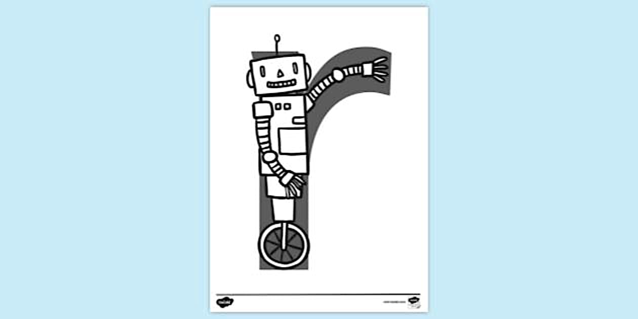 Sassoon Alphabet r Colouring Sheet | Colouring Sheets