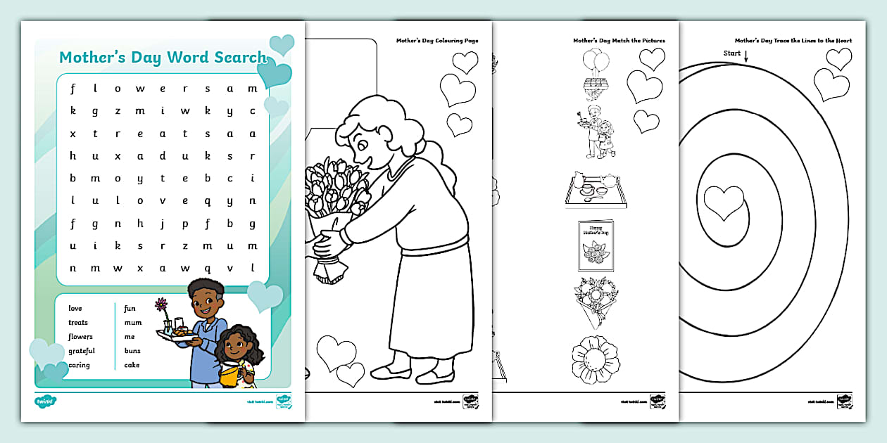 Mother's Day Activity Pages KS1 (teacher made) - Twinkl