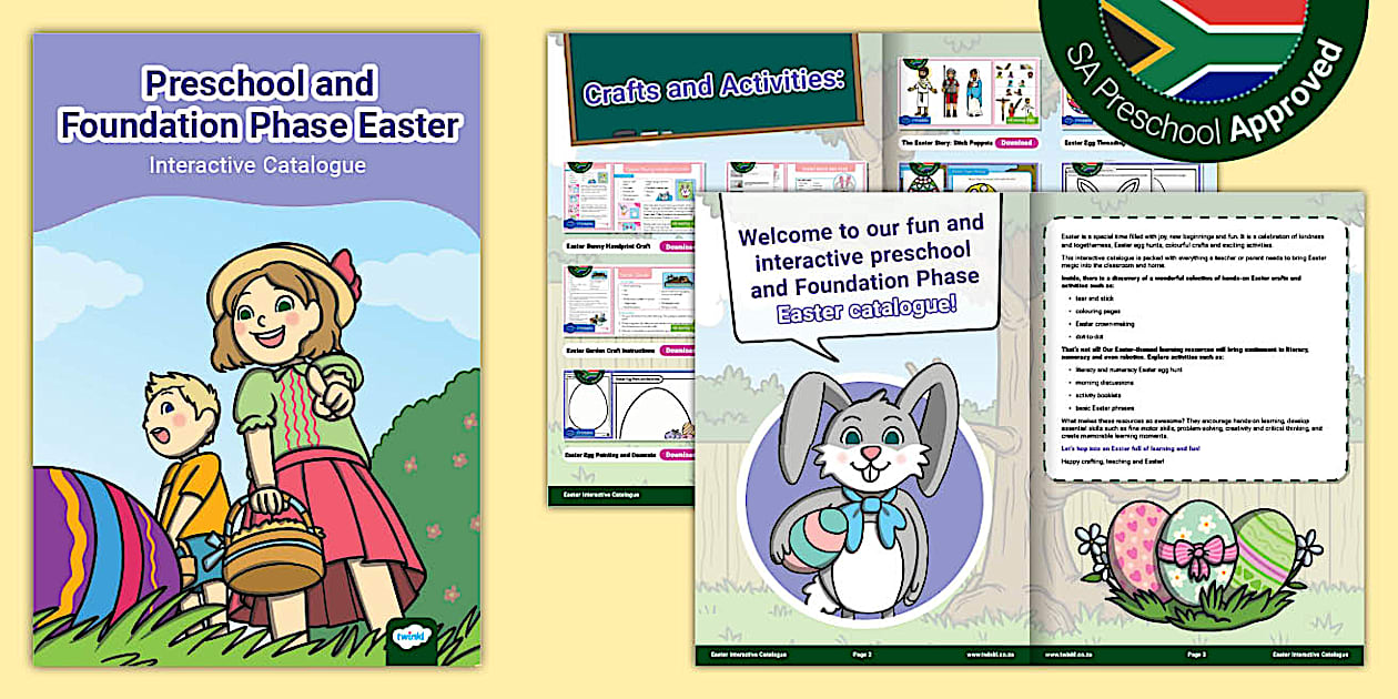 FREE! - Preschool and Foundation Phase Easter Interactive Catalogue